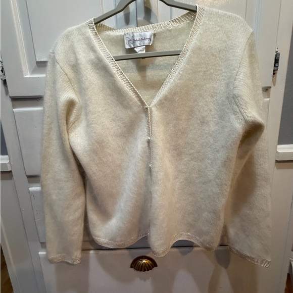 Nyguard Collection | Sweaters | Vintage Angora And Lambs Wool Ivory ...